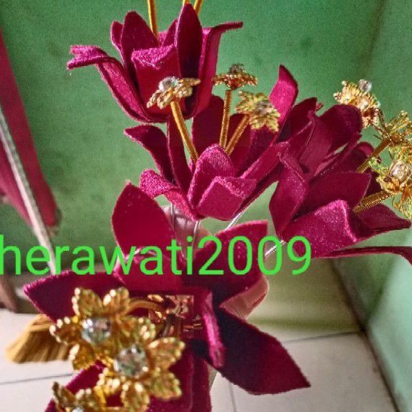Jual CEMPAKA SATUAN/ASESORIS ADAT PALEMBANG/BUNGA CEMPAKA PREMIUM ASLI ...
