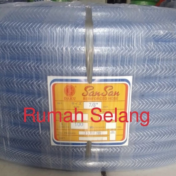 Jual Selang Benang San-San 7/8 Inch Roll / Selang Air 7/8" Kuat Bagus ...