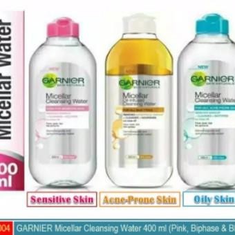 Jual Garnier Cellar Cleansing Water Garnier Celar Water Biphase 400 Ml ...