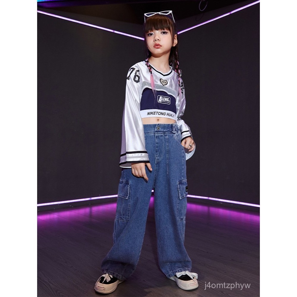 Jual Girls Jazz Costumes Cool Fashionable Fried Street Performance ...