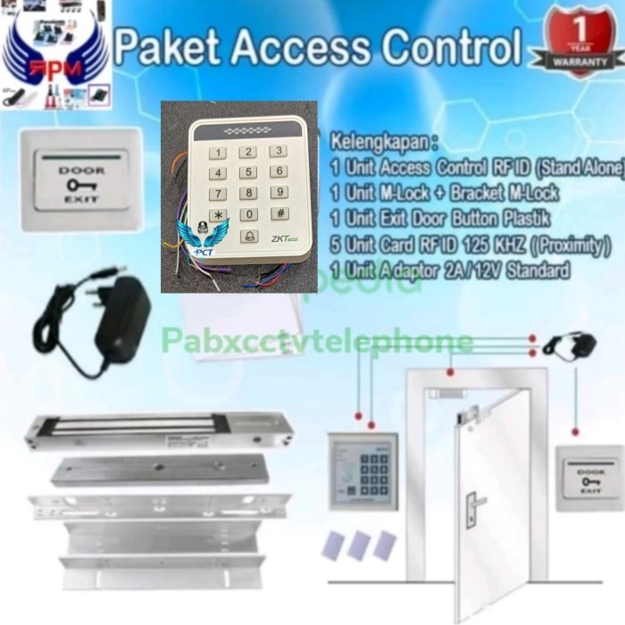 Jual ACCESS DOOR PAKET ACSES CONTROL TINGGAL PASANG LENGKAP PIN DAN 5 ...