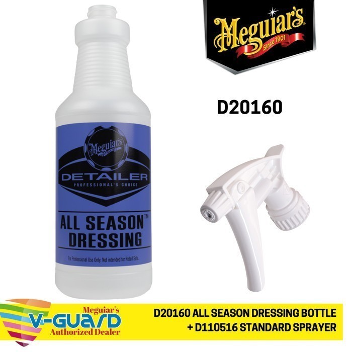 Jual Meguiars All Season Dressing D160 Dispenser Bottle 32Oz, Botol ...