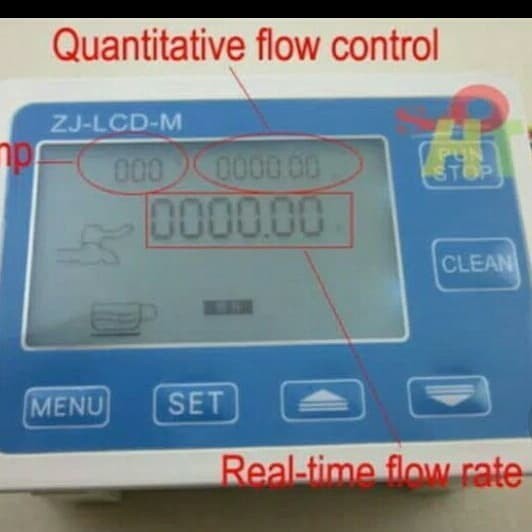 Jual Digital Flow Meter Control Display/Water Oil Sensor Zj-Lcd-M | Shopee Indonesia