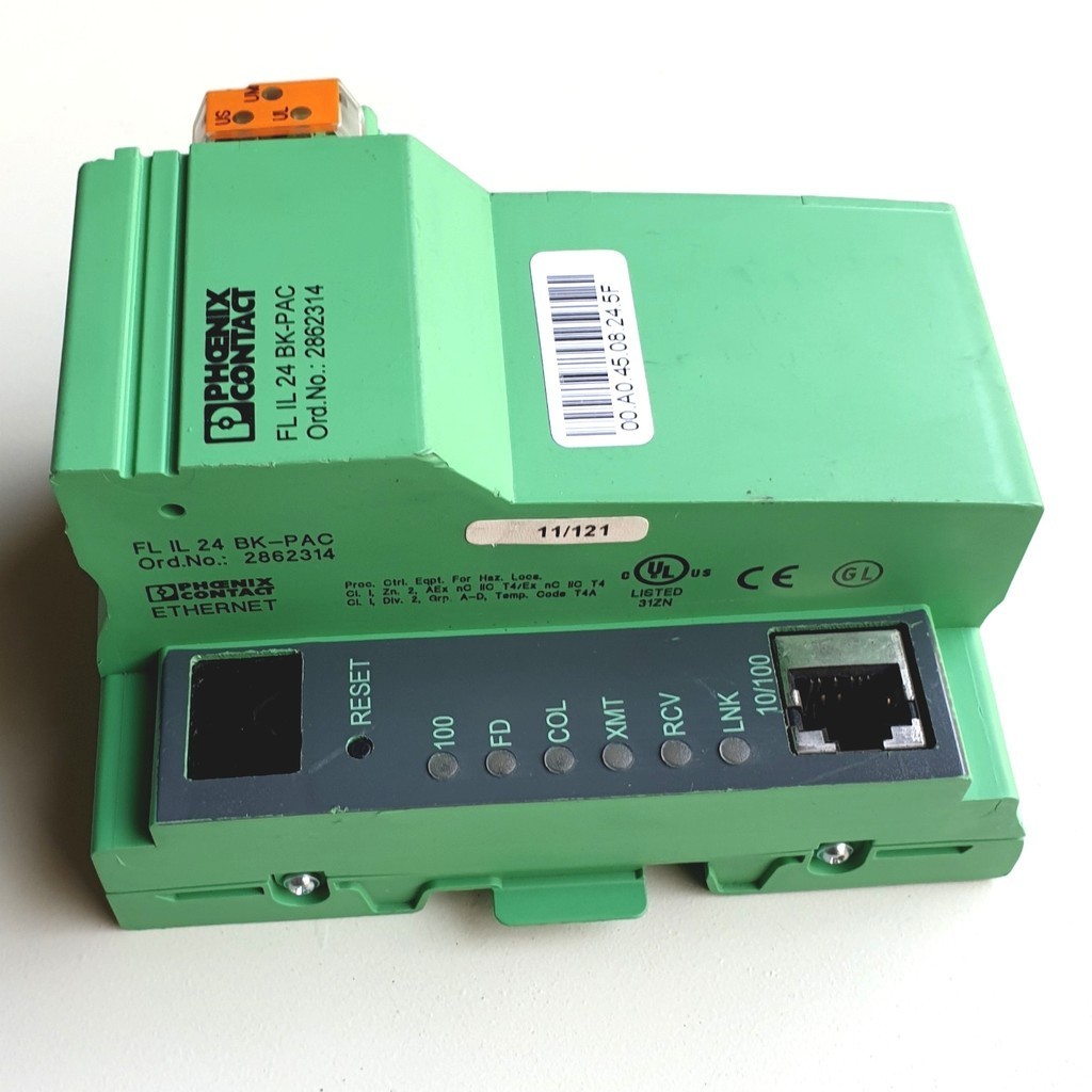 Jual PHOENIX CONTACT modbus TCP ethernet FL IL24 BK-PAC 2862314 ...