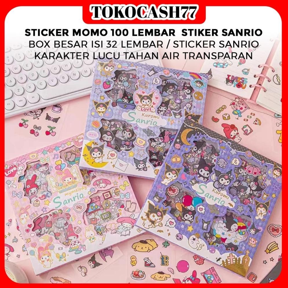 Jual STICKER MOMO WATERPROOF ISI 100 LEMBAR PER BOX | Shopee Indonesia