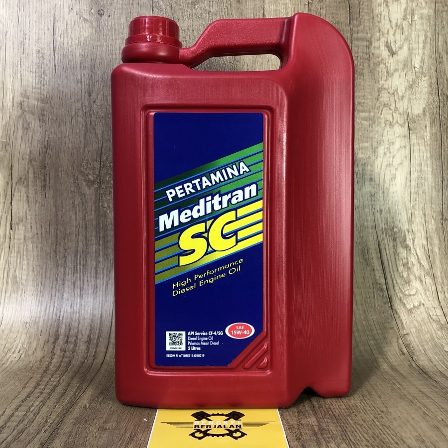 Jual Oli Pertamina Meditran SC 15W-40 (Diesel) 5 Liter - Oli Mesin ...
