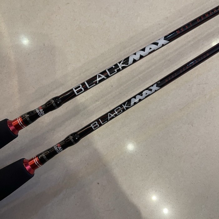 Jual ABU GARCIA BLACKMAX SPINNING ROD BMS 602M 602MH JORAN CARBON FUJI ...