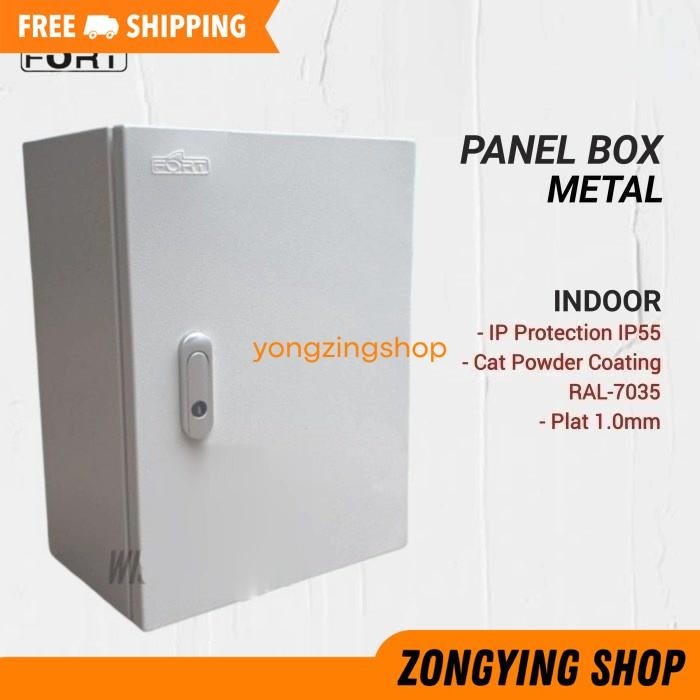 Jual BOX PANEL METAL FORT 108/300 1000X800X300 MM IP55 INDOOR CAT ...