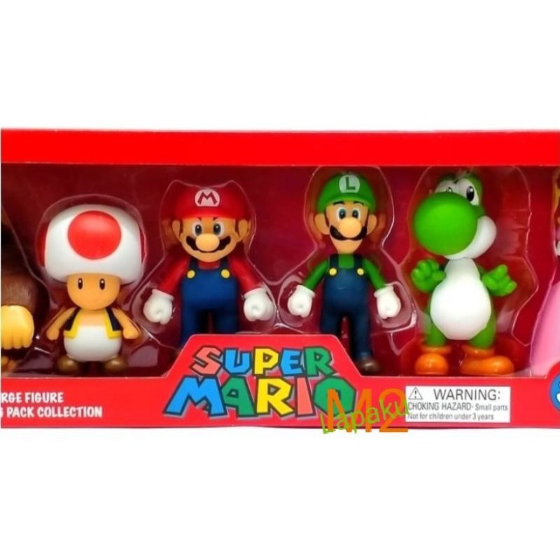 Jual ACTION FIGURE SUPER MARIO BROS NINTENDO ISI 6PCS/MAINAN ANAK ...