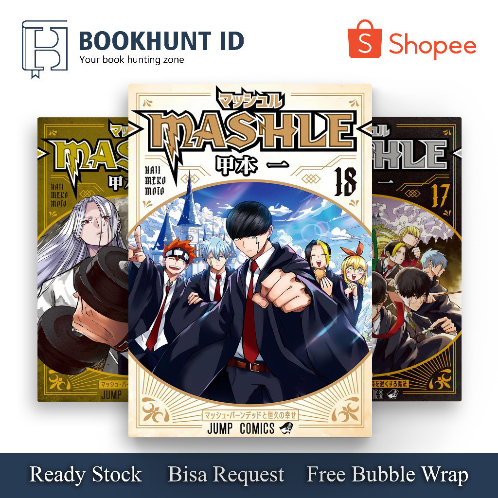 Jual Komik Manga Mashle : Magic and Muscles Vol.1-18 by Hajime Komoto ...