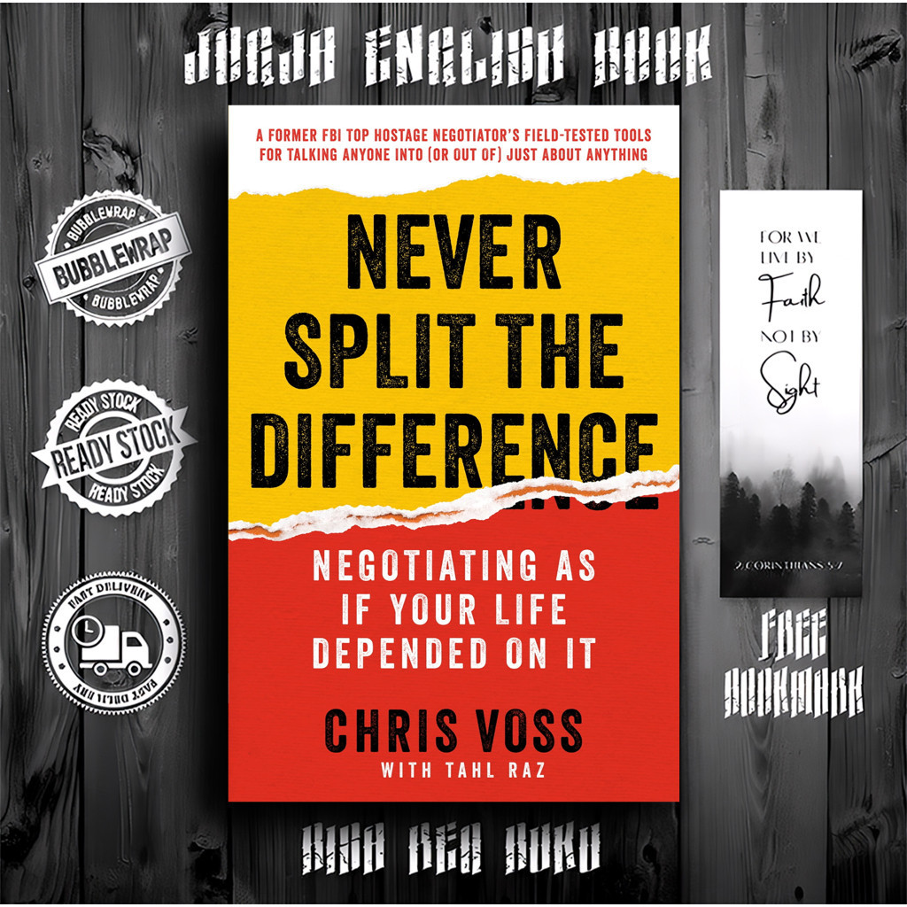 Jual Never Split the Difference by Chris Voss (English) | Shopee Indonesia