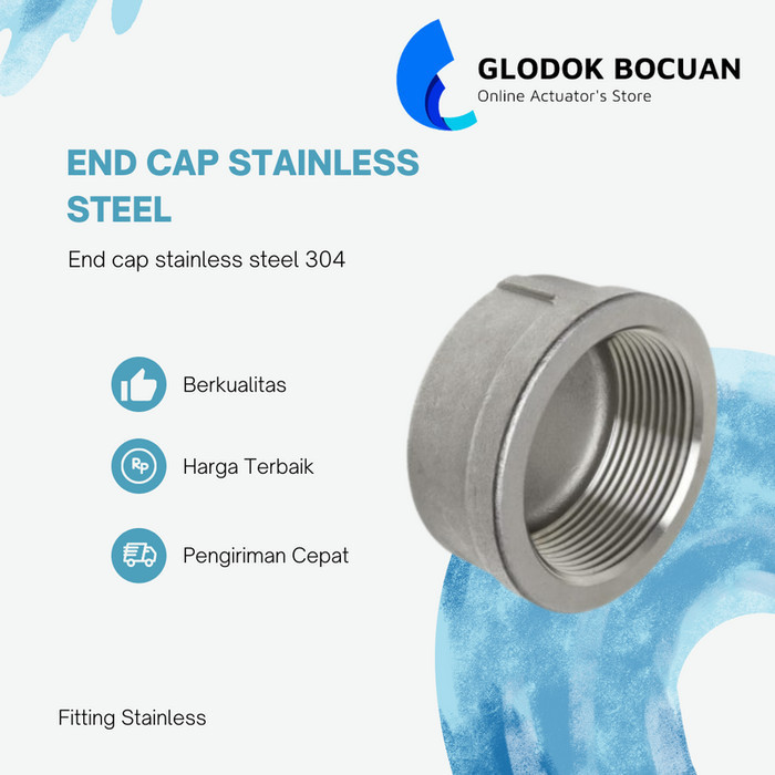 Jual 3/8" End Cap / Dop / Penutup Stainless Steel 3/8" | Shopee Indonesia