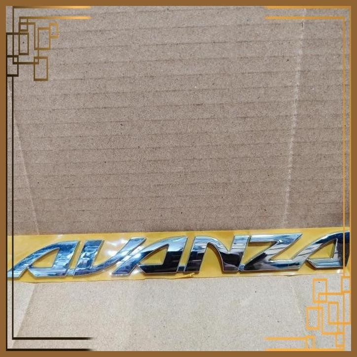 Jual [APM] EMBLEM TULISAN LOGO BAGASI STIKER LAMBANG TOYOTA AVANZA OLD ...