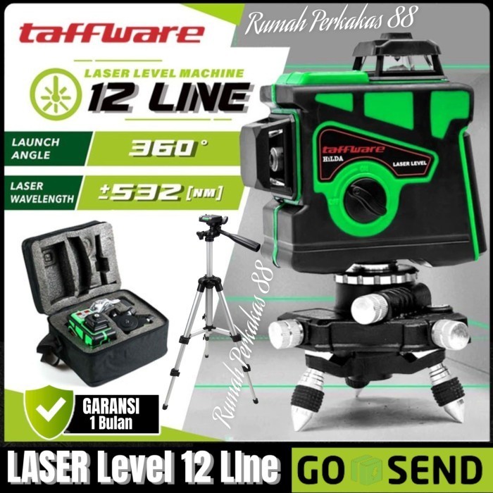 Jual Produk Laser Level 12 Line HILDA Laser 3D Mesin Leveling High ...