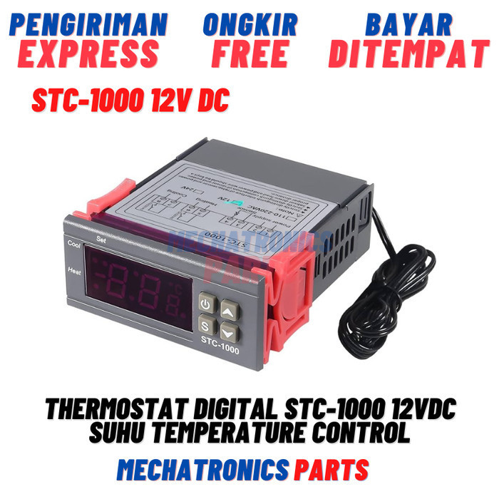 Jual Produk THERMOSTAT DIGITAL STC-1000 12VDC SUHU TEMPERATURE CONTROL | Shopee Indonesia