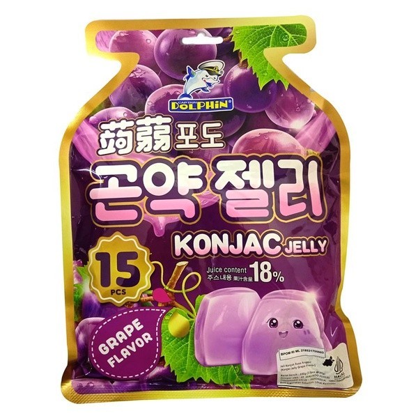Jual S58093 DOLPHIN GRAPE KONJAC PUDDING JELLY 300GR MAJU BERSAMA ...