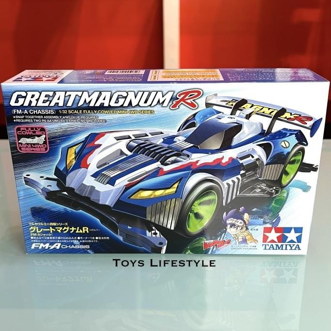 Jual Mainan Rakit Mobil Tamiya Mini 4WD - Great Magnum R (ORIGINAL ...