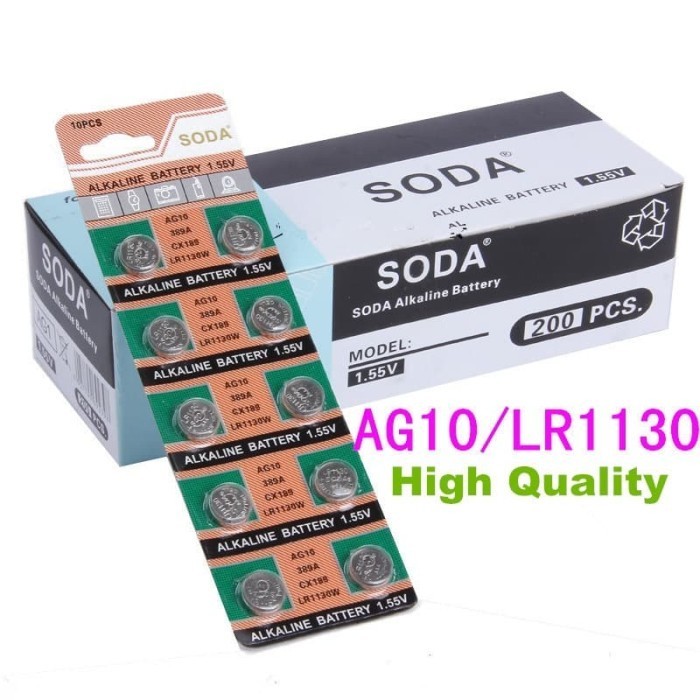 Jual Baterai Kancing Lithium AG10 LR1130 1.55V (1 PCS) | Shopee Indonesia