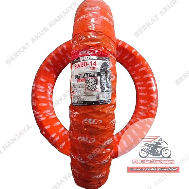 Jual FDR Dozer 80/90-14 Tubetype (non tubeless) ban motor Matic ...