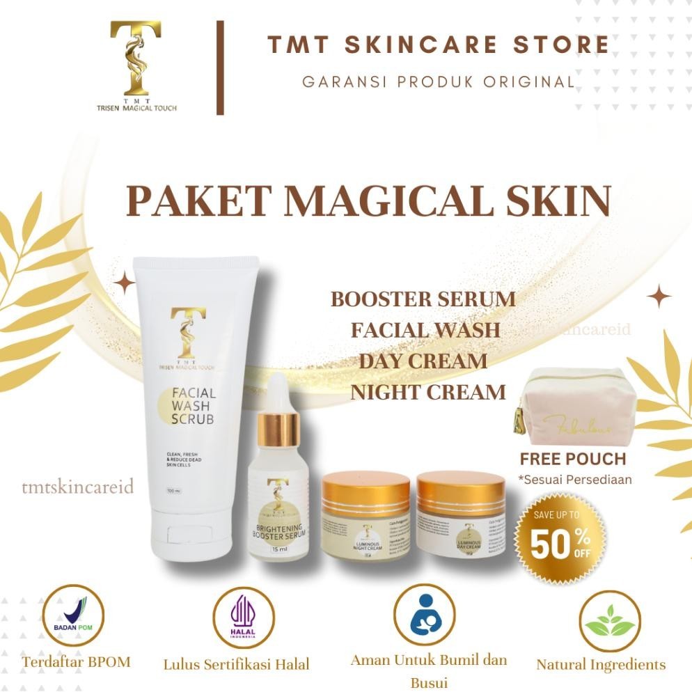 Jual PAKET MAGICAL SKIN TMT SKINCARE / TMTSKINCARE / TRISENT MAGICAL ...