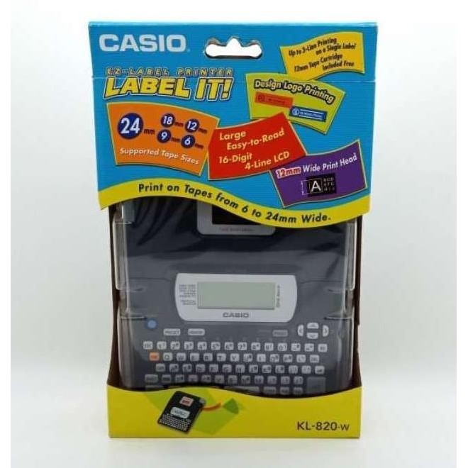 Jual Alat / Mesin Label Harga Casio KL-820 Label It (Pengganti KL 7200 ...