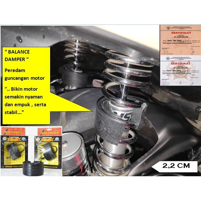Jual 2,2 cm BALANCE peredam guncangan Shock motor nmax (ISI 2 PCS ...