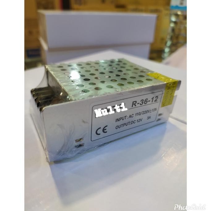 Jual TRAFO POWER SUPPLY CCTV 12V 12 VOLT 30A MODEL S-360-12 | Shopee ...