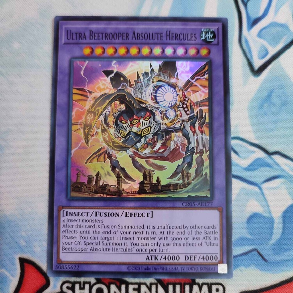 Jual yugioh AE ultra beetrooper absolute hercules CR05-AE177 SR original | Shopee Indonesia