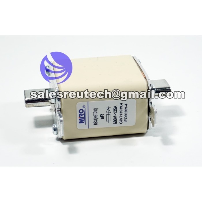 Jual Fuse aR RS31 NGTC00 125A 690V ( Fuse MIRO NH00 aR 125A 690V ) | Shopee Indonesia