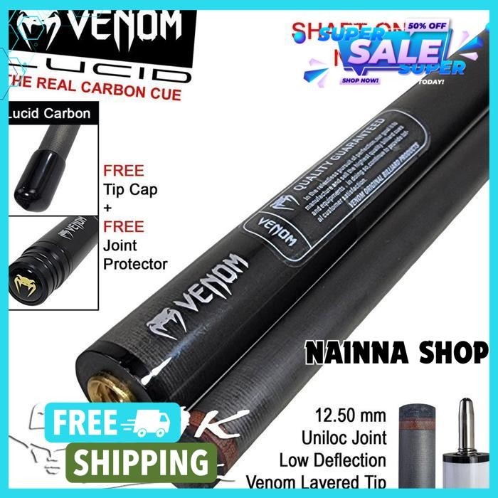 Jual VENOM LUCID CARBON EXTRA SHAFT - (NO BUTT) UNILOC CUE MURREY ...