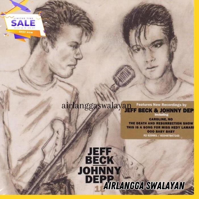 Jual CD JEFF BECK AND JOHNNY DEPP - 18 ORIGINAL IMPORT DISKON SPESIAL ...