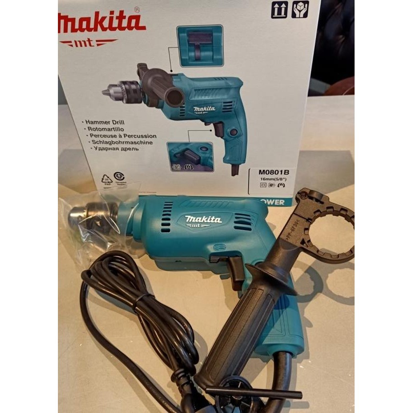 Jual Mesin Makita Bor Tembok Tangan M0801B Impact Drill 16 Mm M 0801 | Shopee Indonesia