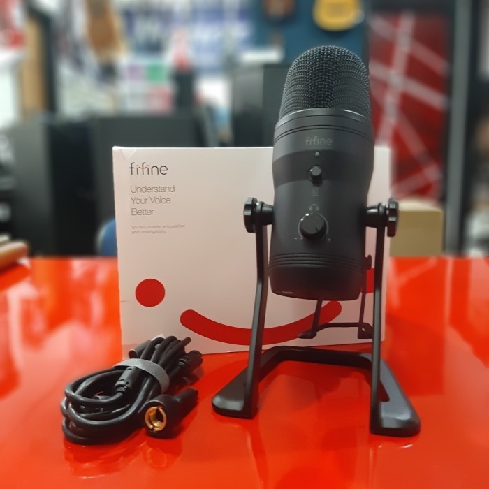 Jual Multi Pattern Usb Condenser Mic Fifine K690 Podcast Asmr Zoom ...