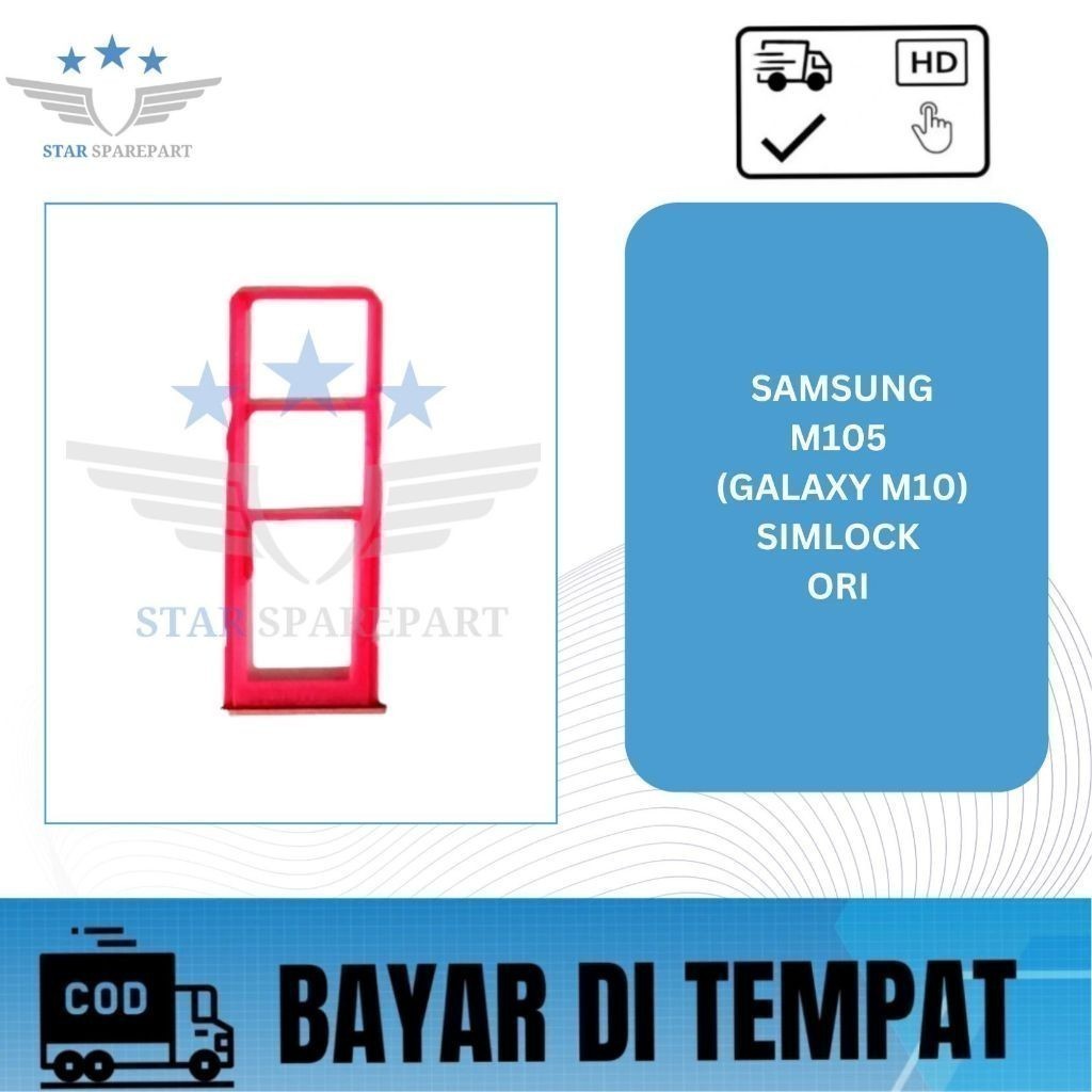 Jual SIMLOCK SAMSUNG M105 ( GALAXY M10 ) SIMTRAY SIM LOCK SIM TRAY ...