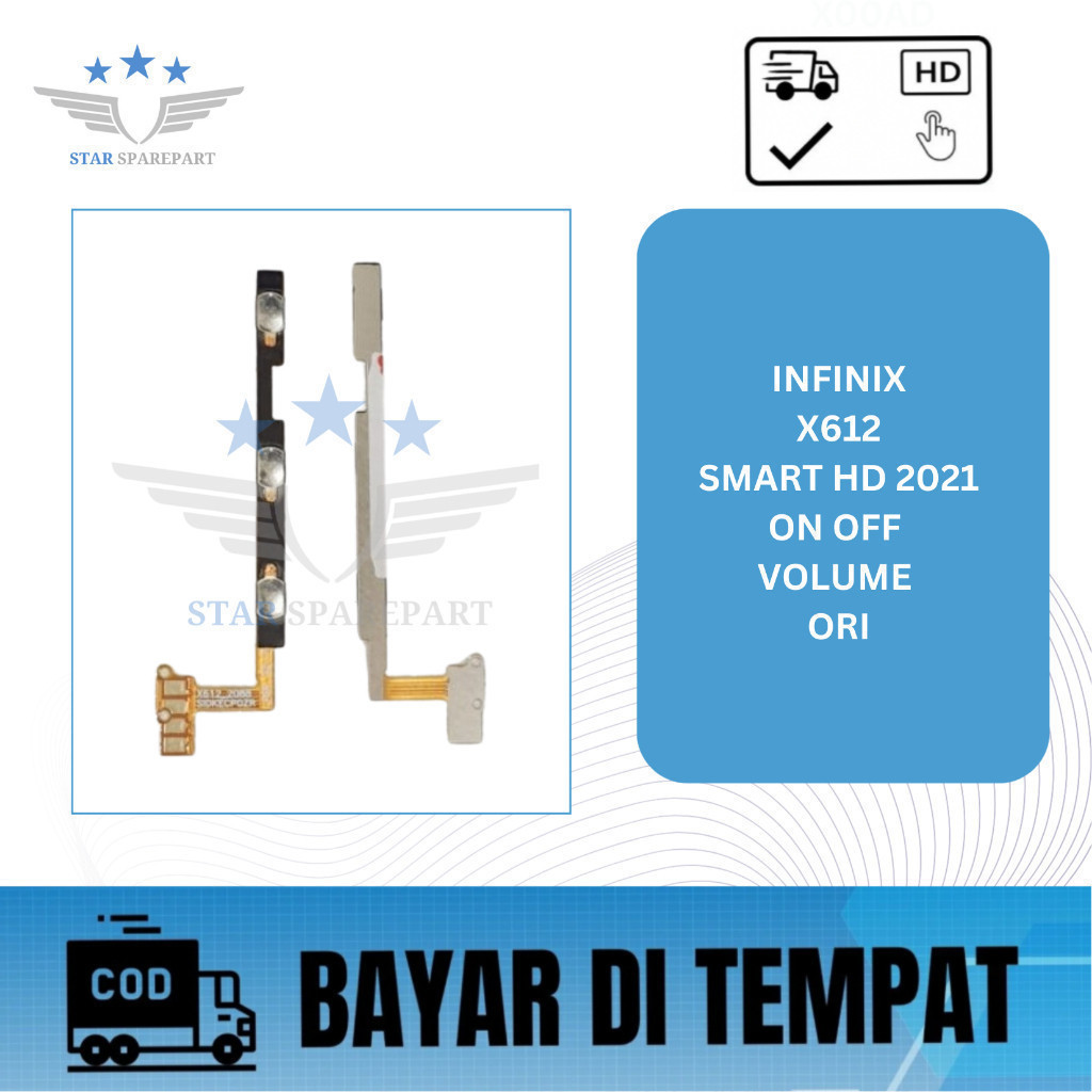 Jual FLEXIBEL INFINIX X612 + ON OFF + VOLUME ORI (SMART HD 2021 ...