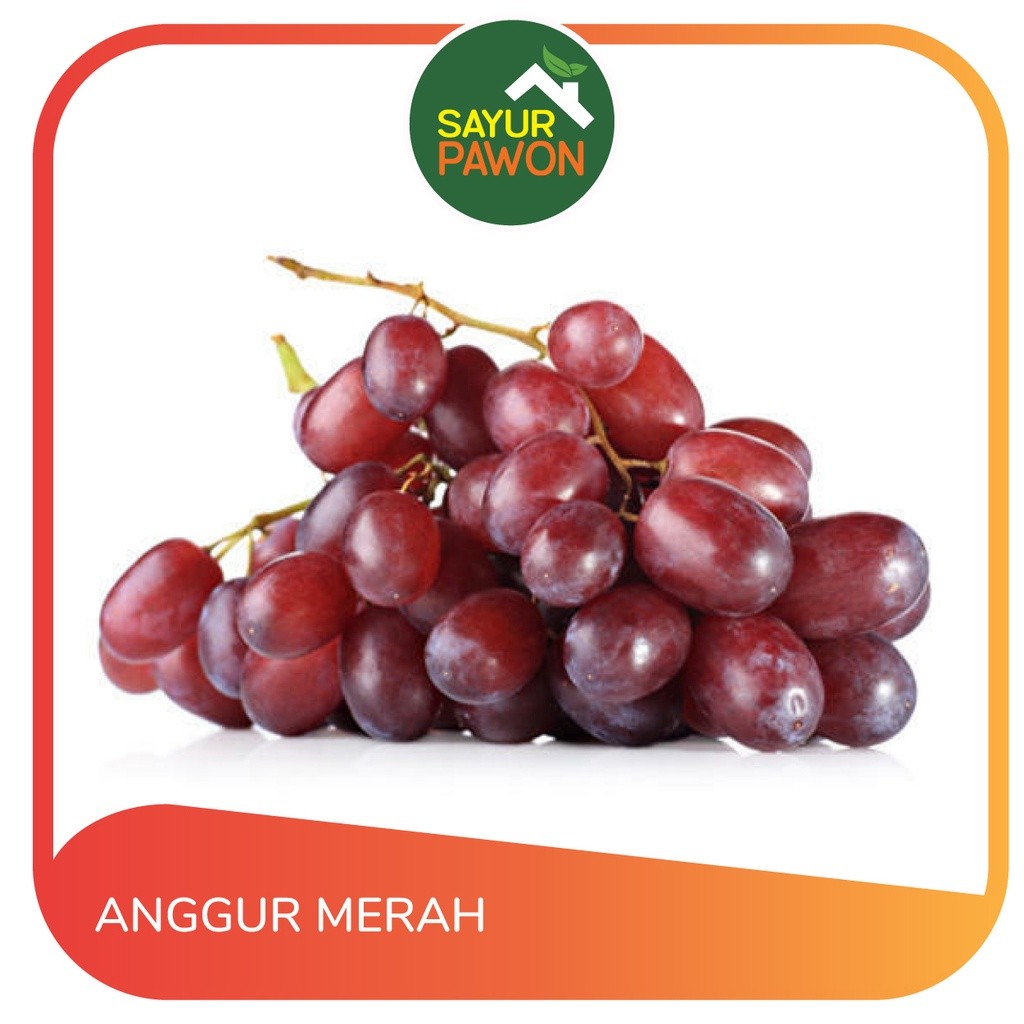 Jual ANGGUR MERAH per 250 gram - Sayur Pawon Jogja | Shopee Indonesia
