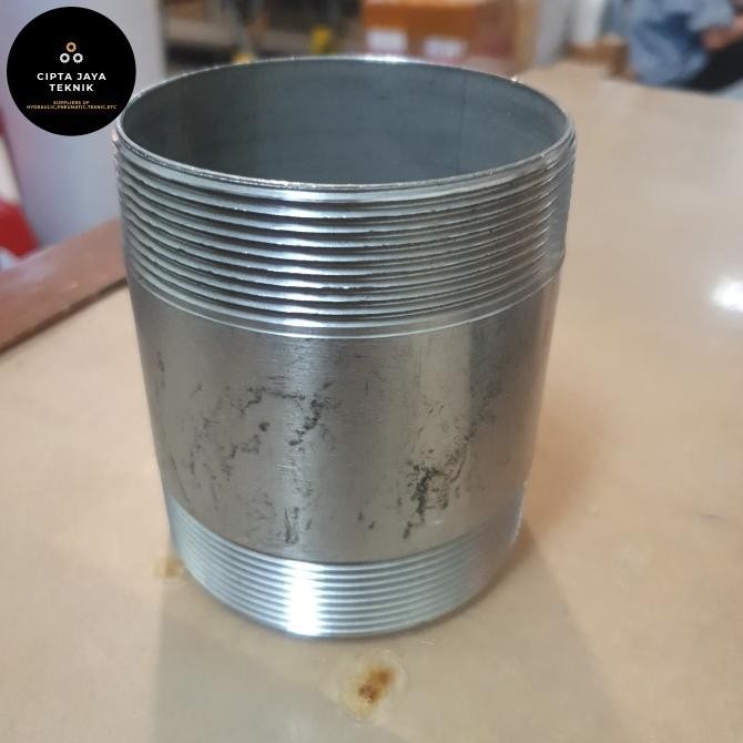 Jual Pipa Nepel Stainless SS 304 10 cm 4 inchi - Pipa Incian 10 cm ...