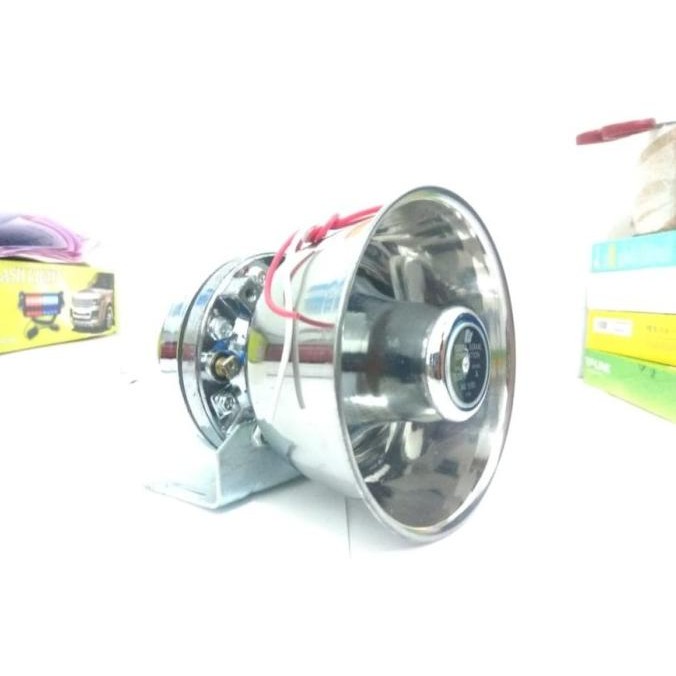 Jual Toa Sirine Bulat Silver Klakson Toa 200 Watt Horn | Shopee Indonesia
