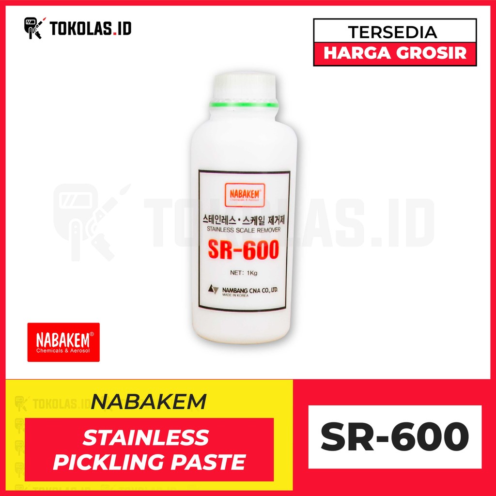 Jual Nabakem SR 600 Stainless Pickling Paste Pembersih Logam SR600 1 KG ...