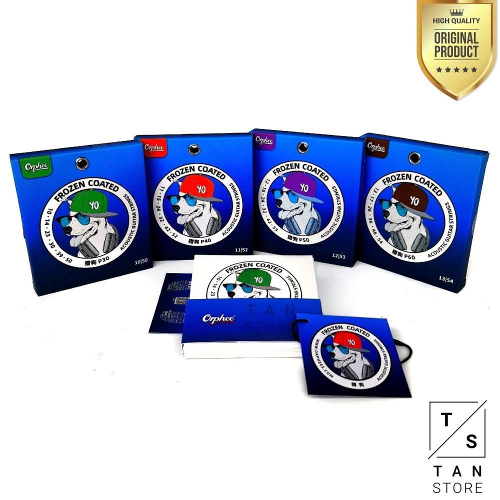 Jual ORIGINAL Senar String Gitar Akustik Orphee Frozen Coated P30 P40 ...
