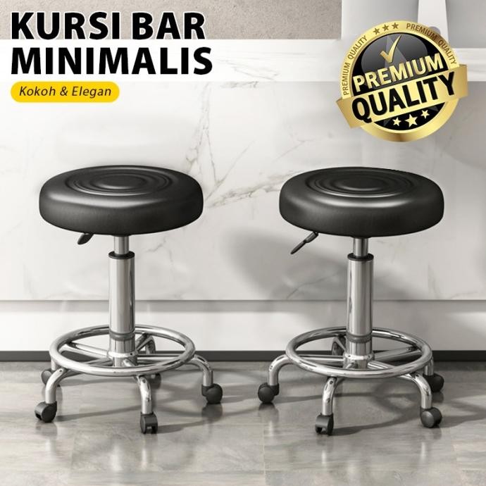 Jual Kursi Hidrolik Bulat Roda Kursi Cafe Kursi Bar Minimalis - Y16A1 ...