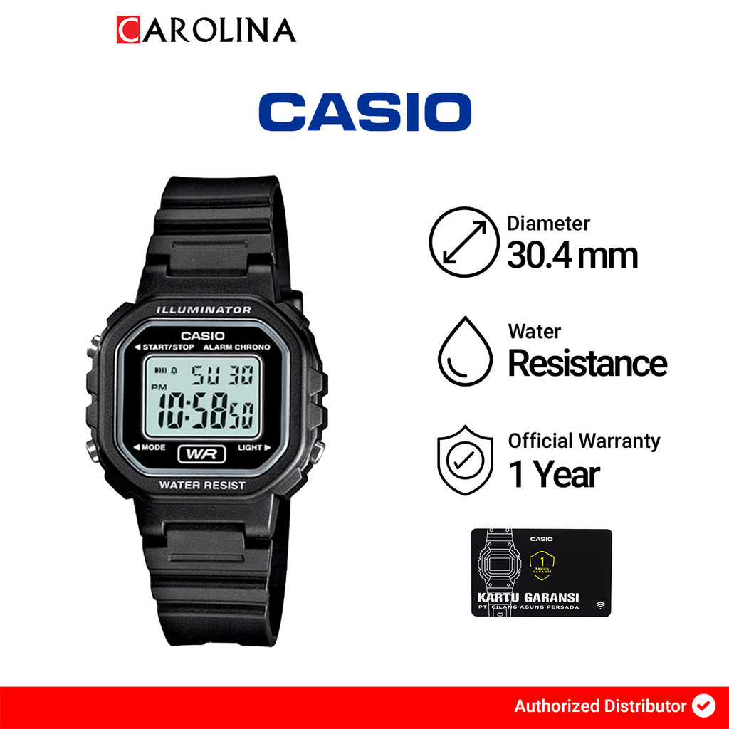 Jual Jam Tangan Casio LA-20WH-1A | Shopee Indonesia