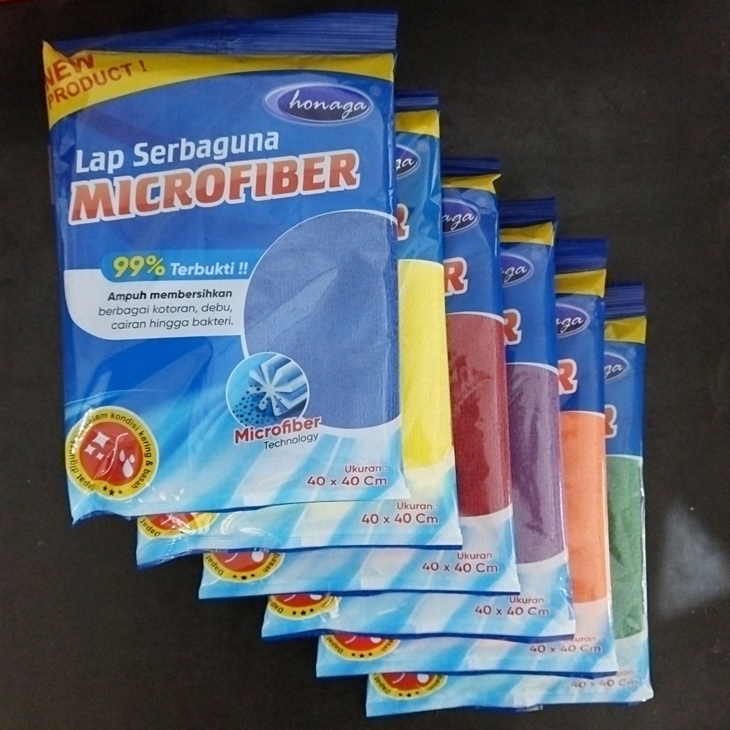 Jual KAIN LAP MICROFIBRE MULTIGUNA HONAGA SERBAGUNA KUALITAS TERBAIK ...