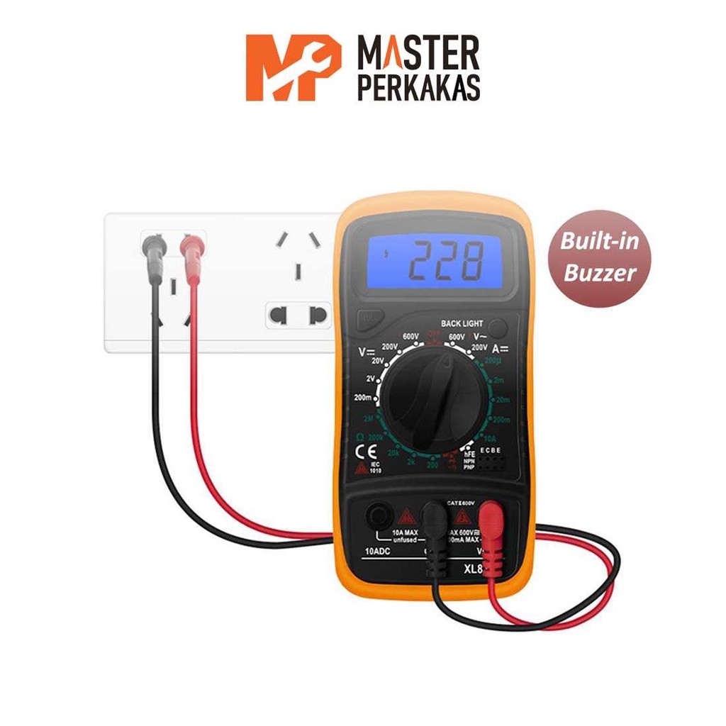 Jual Multimeter Digital XL830L MP / Avometer Multitester Voltmeter ...