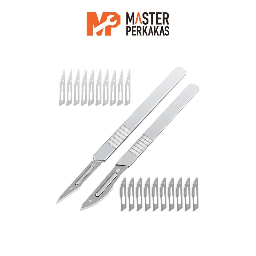 Jual Pisau Bedah no 11 23 MP / Mata Gagang Surgical Blade Operasi ...