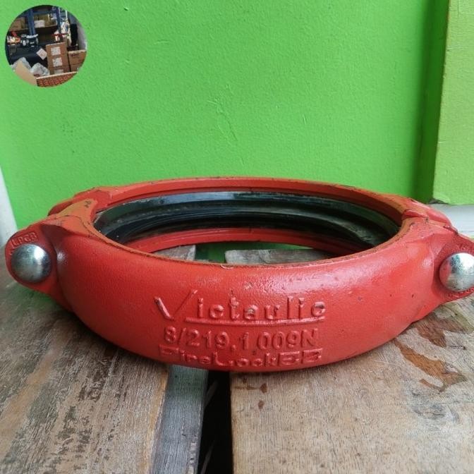 Jual KLEM CAST IRON VICTAULIC 8" INCH FIRELOCK VICTAULIC | Shopee Indonesia