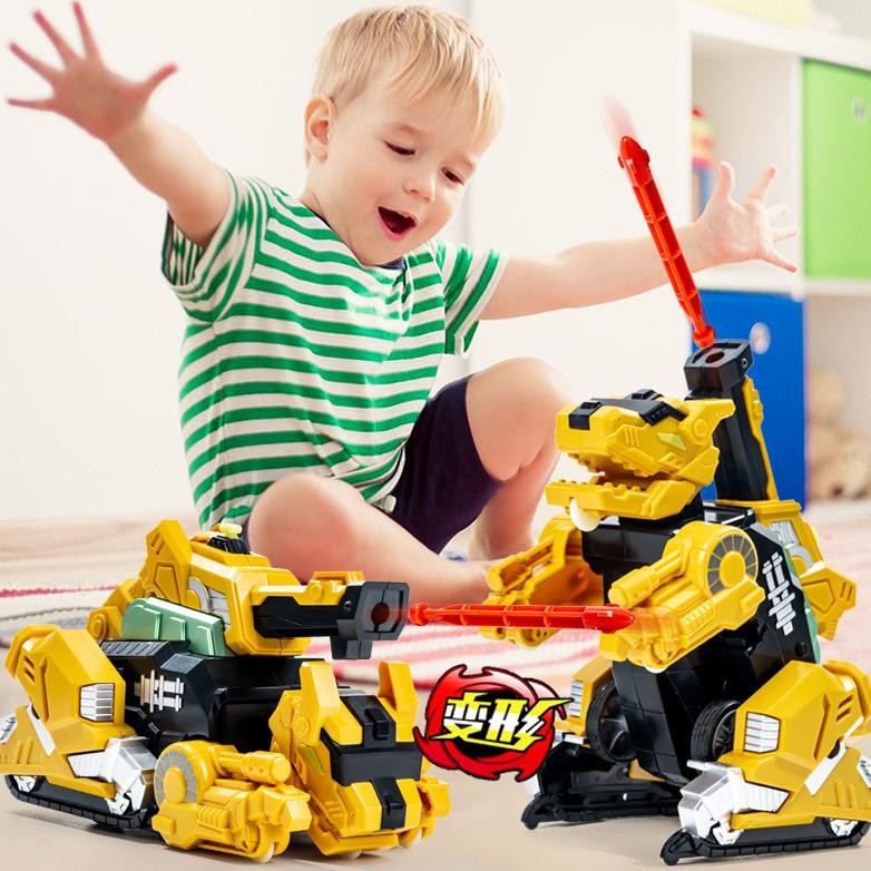 Jual FE24 MAINAN TANK Dinosaurus Transformasi - TANK Jadi DINO - Mainan ...