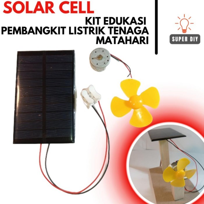 Jual Kit Edukasi Pembangkit Listrik Tenaga Matahari Solar Cell Panel ...