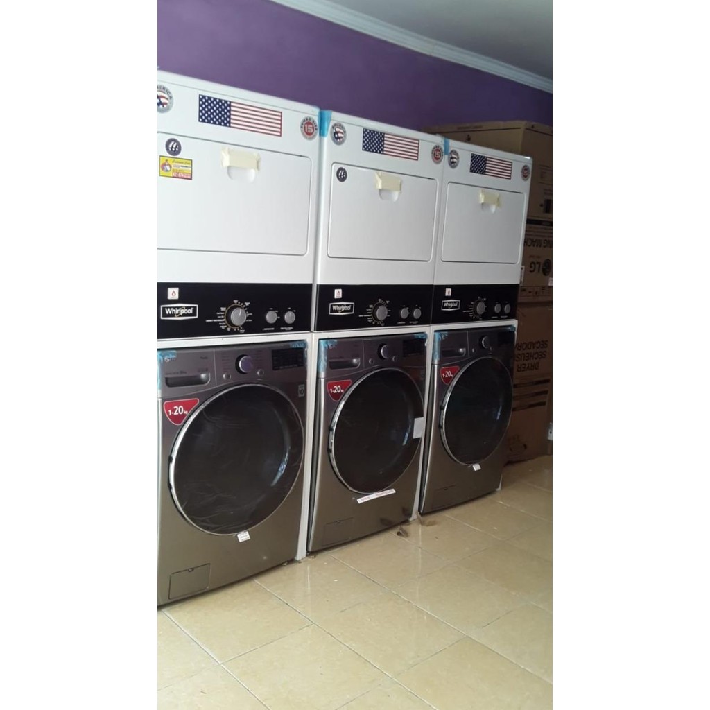 Jual Stack Washer LG 20Kg Whirlpool 15 Kg, Stack Washer Dryer Whirlpool ...