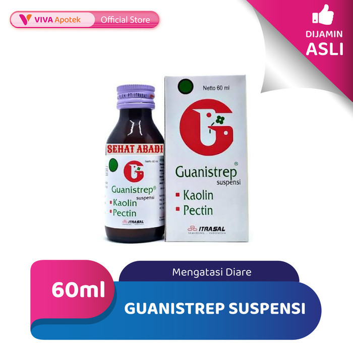 Jual Guanistrep Suspensi untuk Mengatasi Diare (60 ml) | Shopee Indonesia